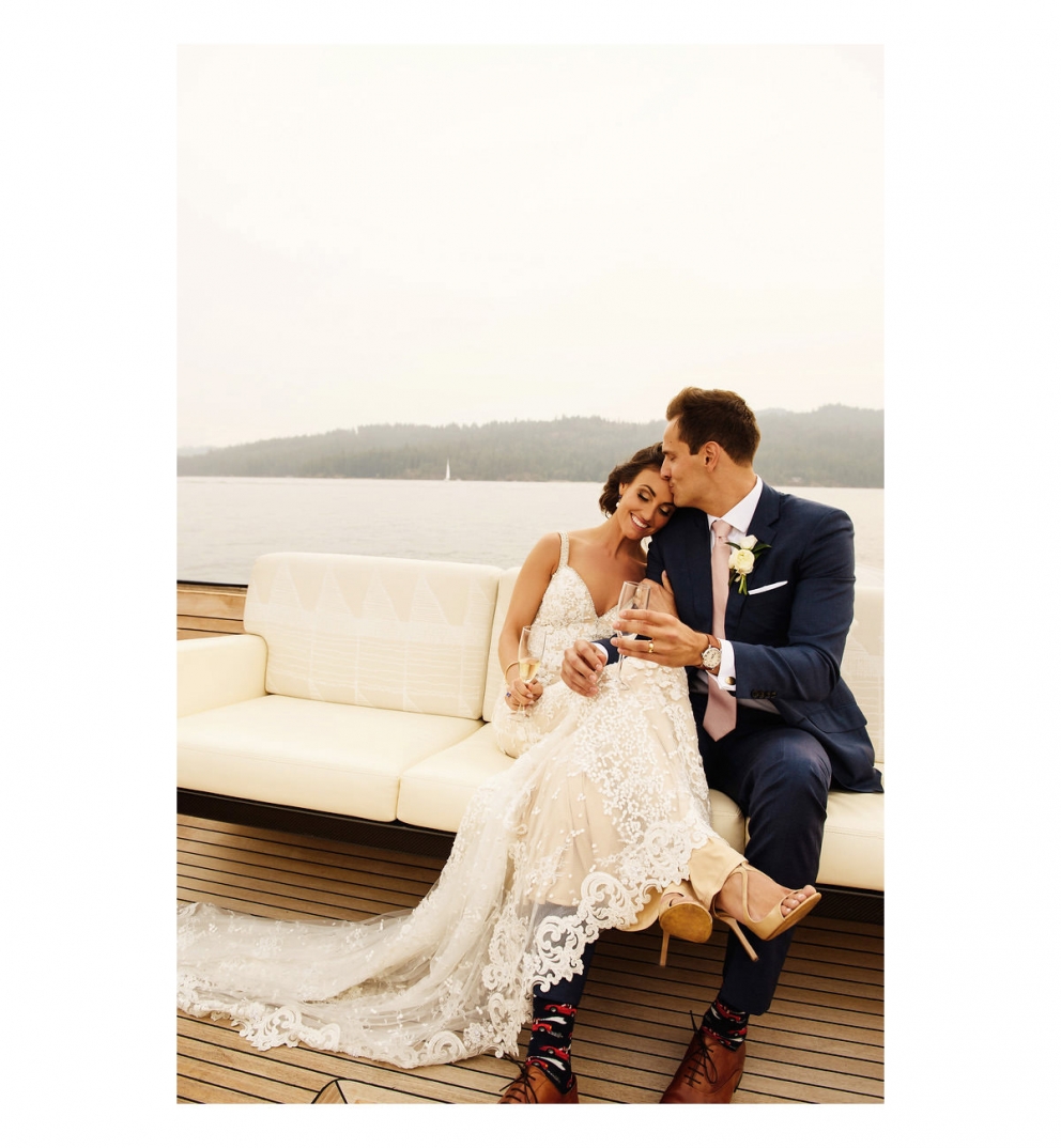 Gorgeous Cour d'alene, Idaho Wedding // Melanie & Jon